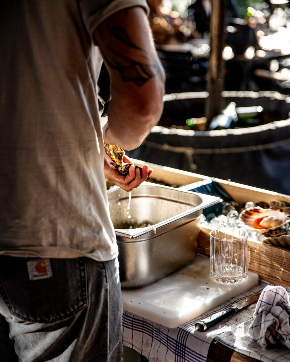 Weinbar am Europahafen Bremen - Bar rique winehouse